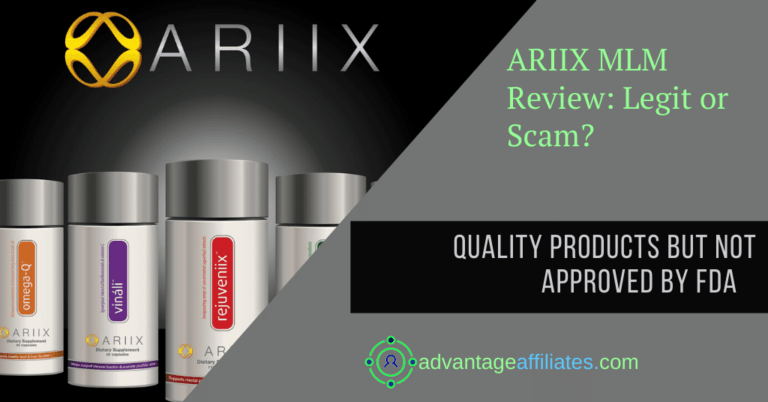 ARIIX MLM Review: Quality Products But Not Approved By FDA